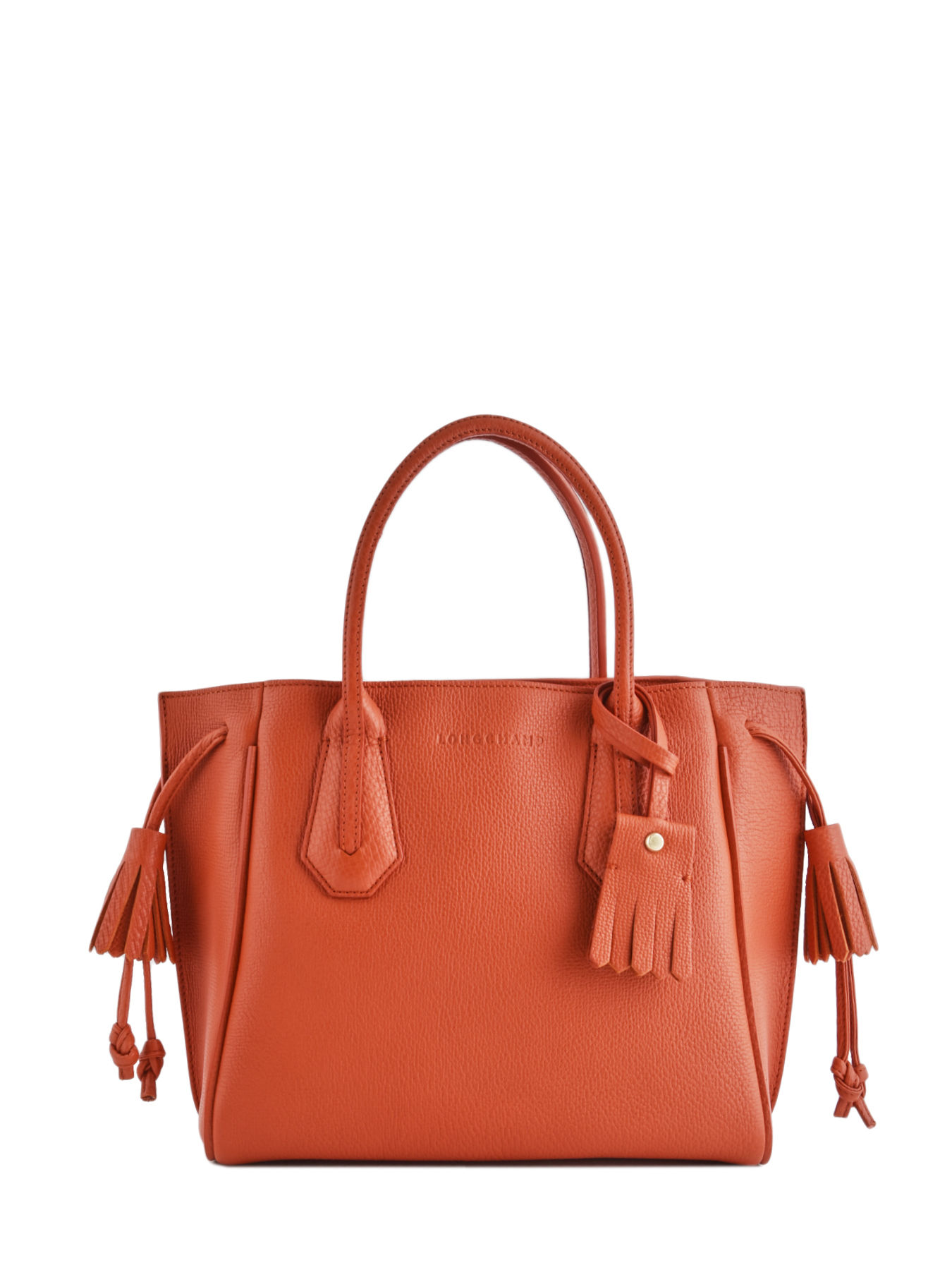 Sacs porté main Longchamp PÉnÉlope clementine en vente au meilleur prix